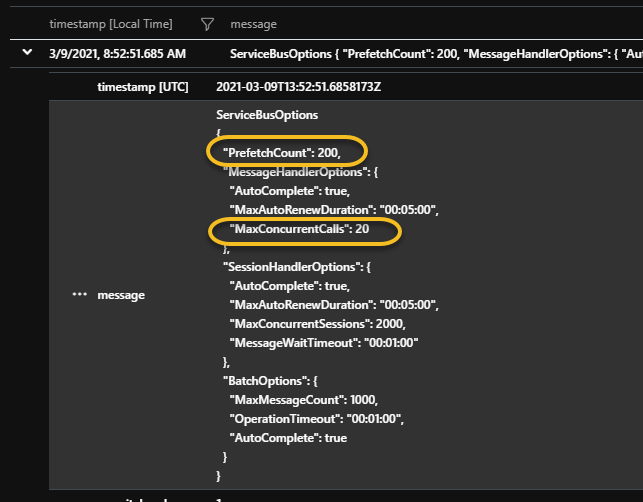 Setting Service Bus MaxConcurrentCalls via App Settings in Portal not updating config · Issue ...