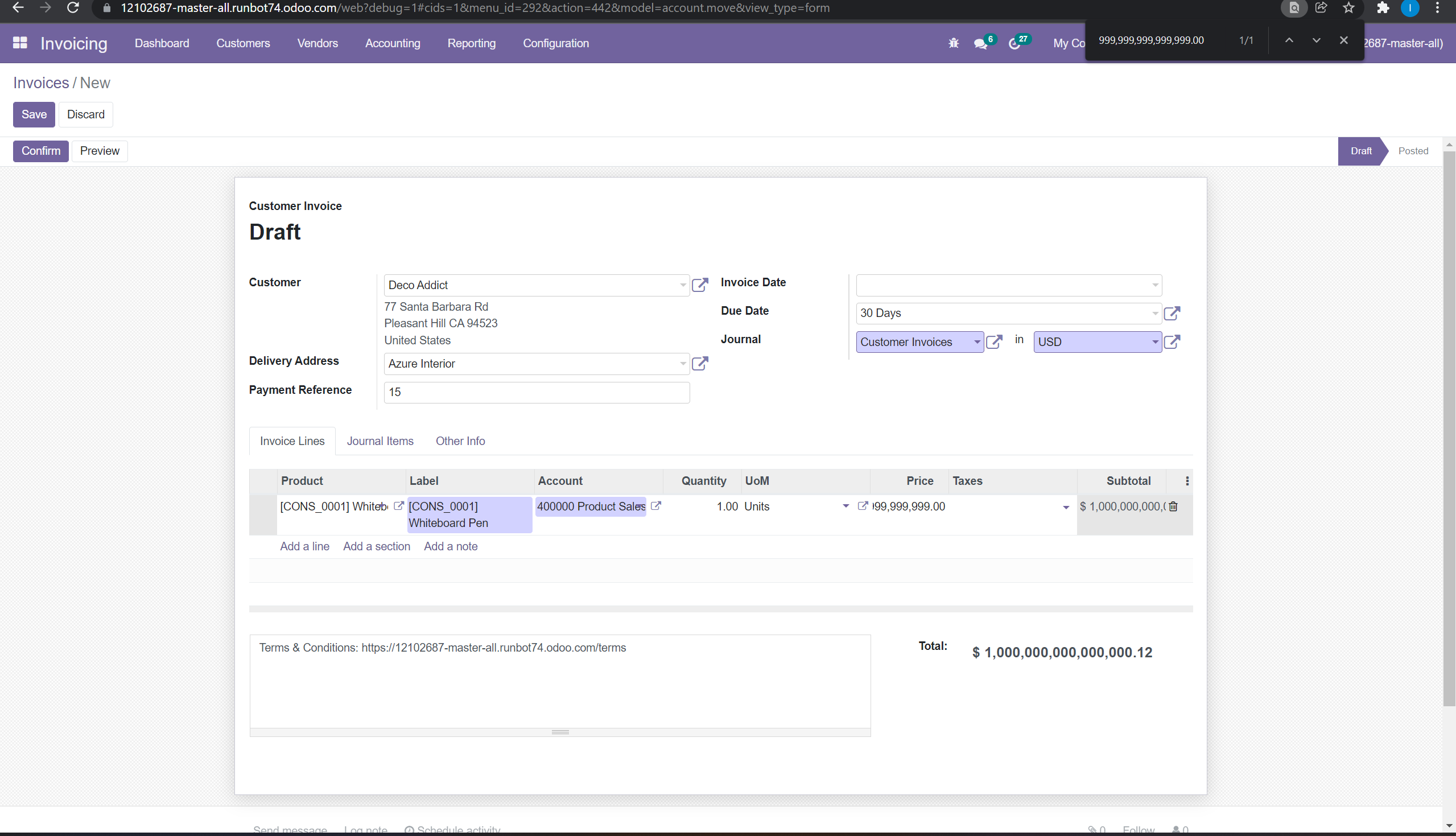 Big number changed automatically on float fields · Issue #82597 · odoo/odoo · GitHub