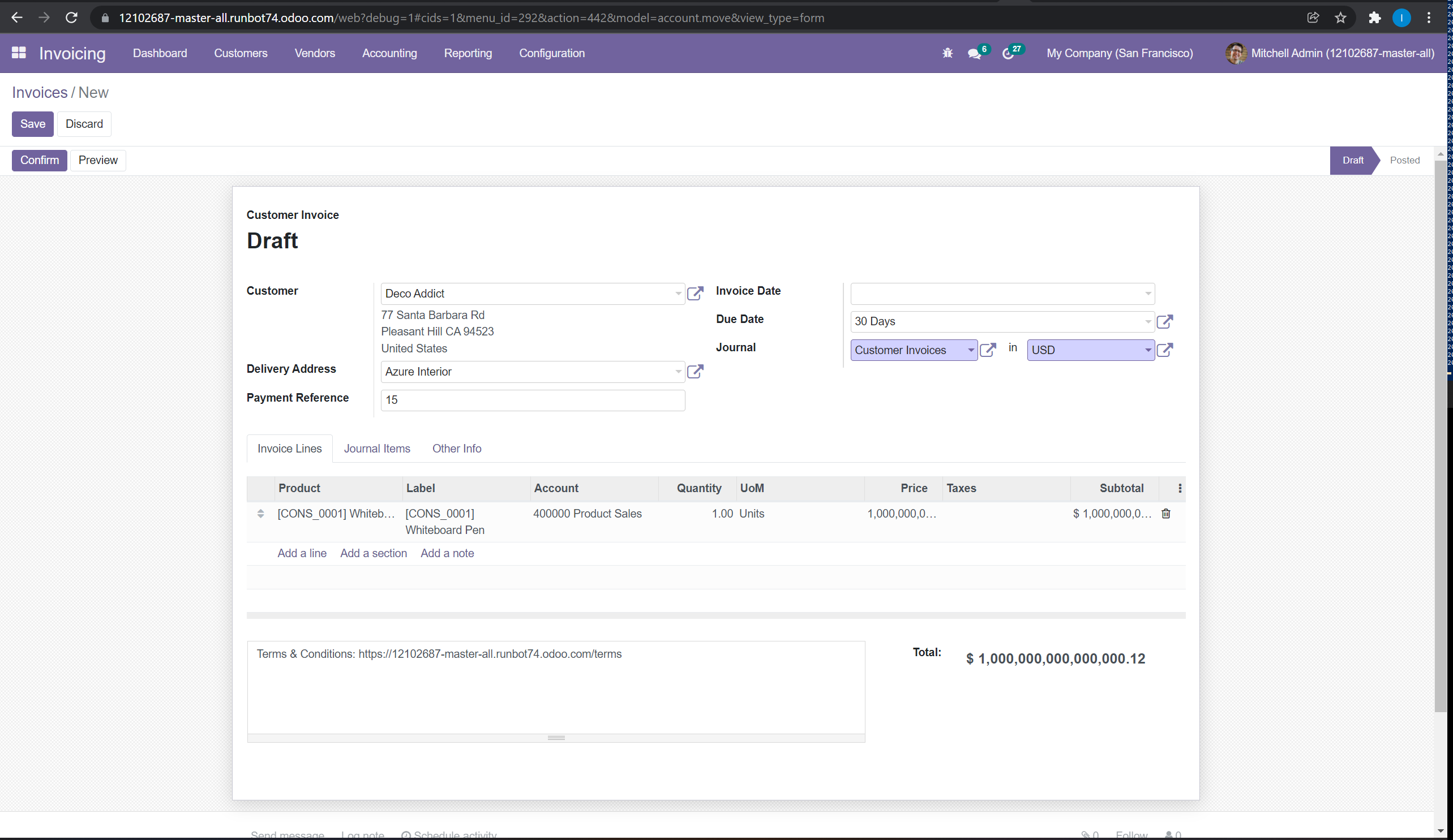 Big number changed automatically on float fields · Issue #82597 · odoo/odoo · GitHub