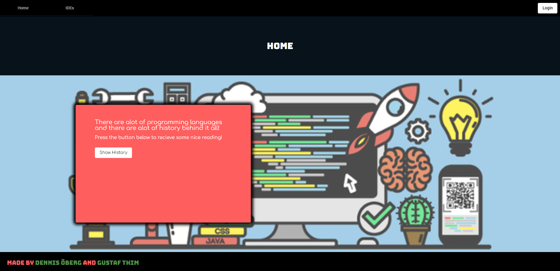 GitHub - Dennis-Oberg/ProgrammingLanguagesApp