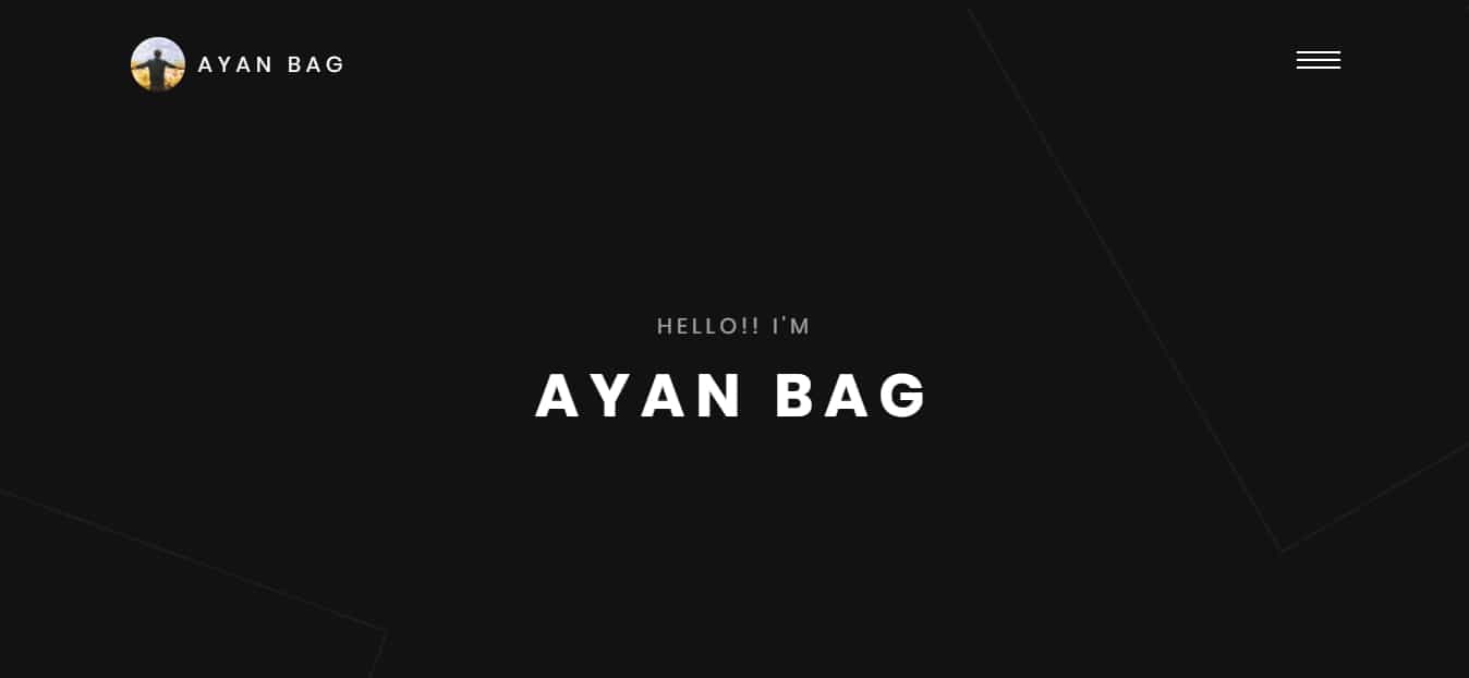 GitHub - ayanbag/v2: Second Iteration of my personal website