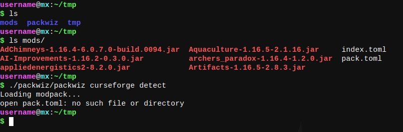 Segmentation violation when using curseforge detect · Issue #20 · packwiz/packwiz · GitHub