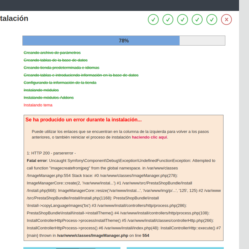 HTTP 200 -parsererror- · Issue #16663 · PrestaShop/PrestaShop · GitHub
