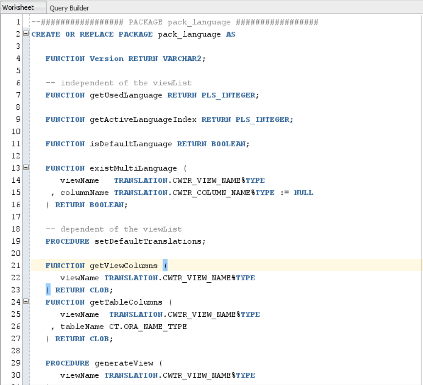 Enhancement "Parantheses following functions/procedures definitions and calls" not working ...