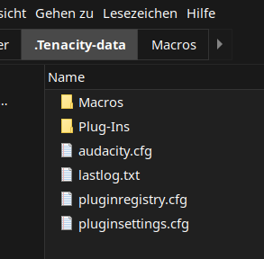 The configuration file has the wrong name. #Linux · Issue #340 · tenacityteam/tenacity-legacy ...