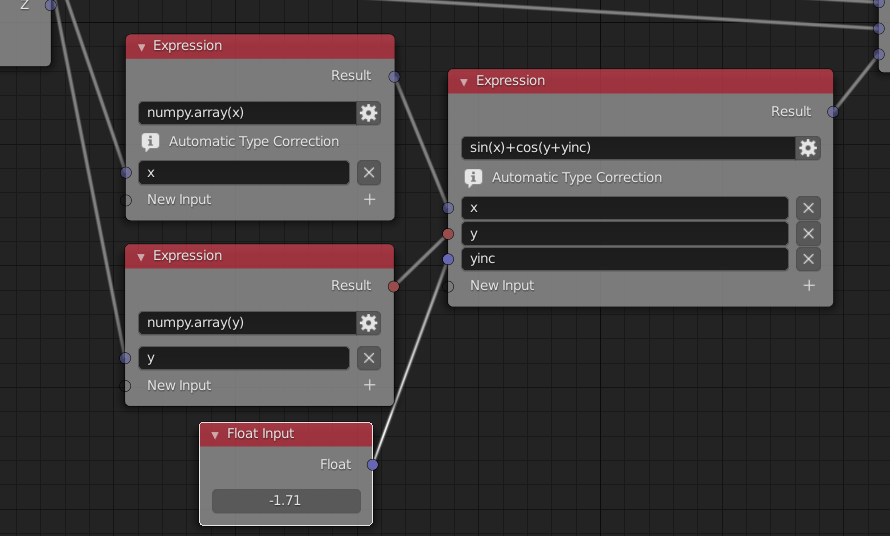 Trying To Convert Math Nodes To Use An Expression Node Gives An Error