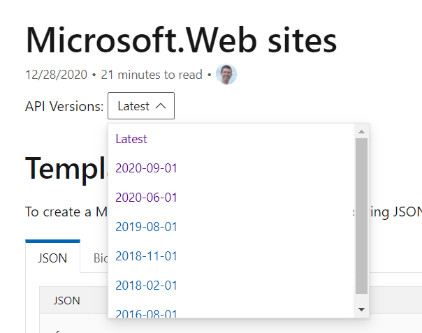 Bicep Autocomplete and Microsoft Docs disagree on available API Versions · Issue #2415 · Azure ...