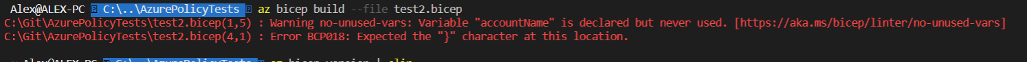 Misleading Unused Variable Warnings If Theres A Syntax Error In The