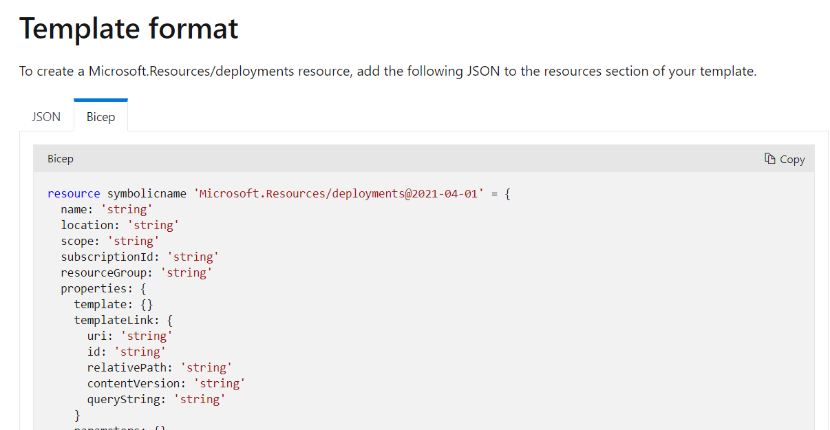 `Microsoft.Resources/deployment` bicep sample should encourage modules · Issue #4581 · Azure ...