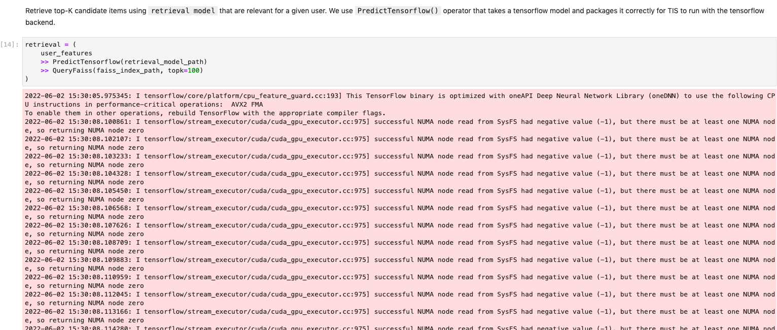 Retrieving top-k candidate items using PredictTensorflow() is throwing AttributeError · Issue ...