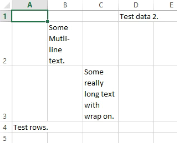 Using set_default_row and/or set_row to set height seems to break text_wrap format for multi ...