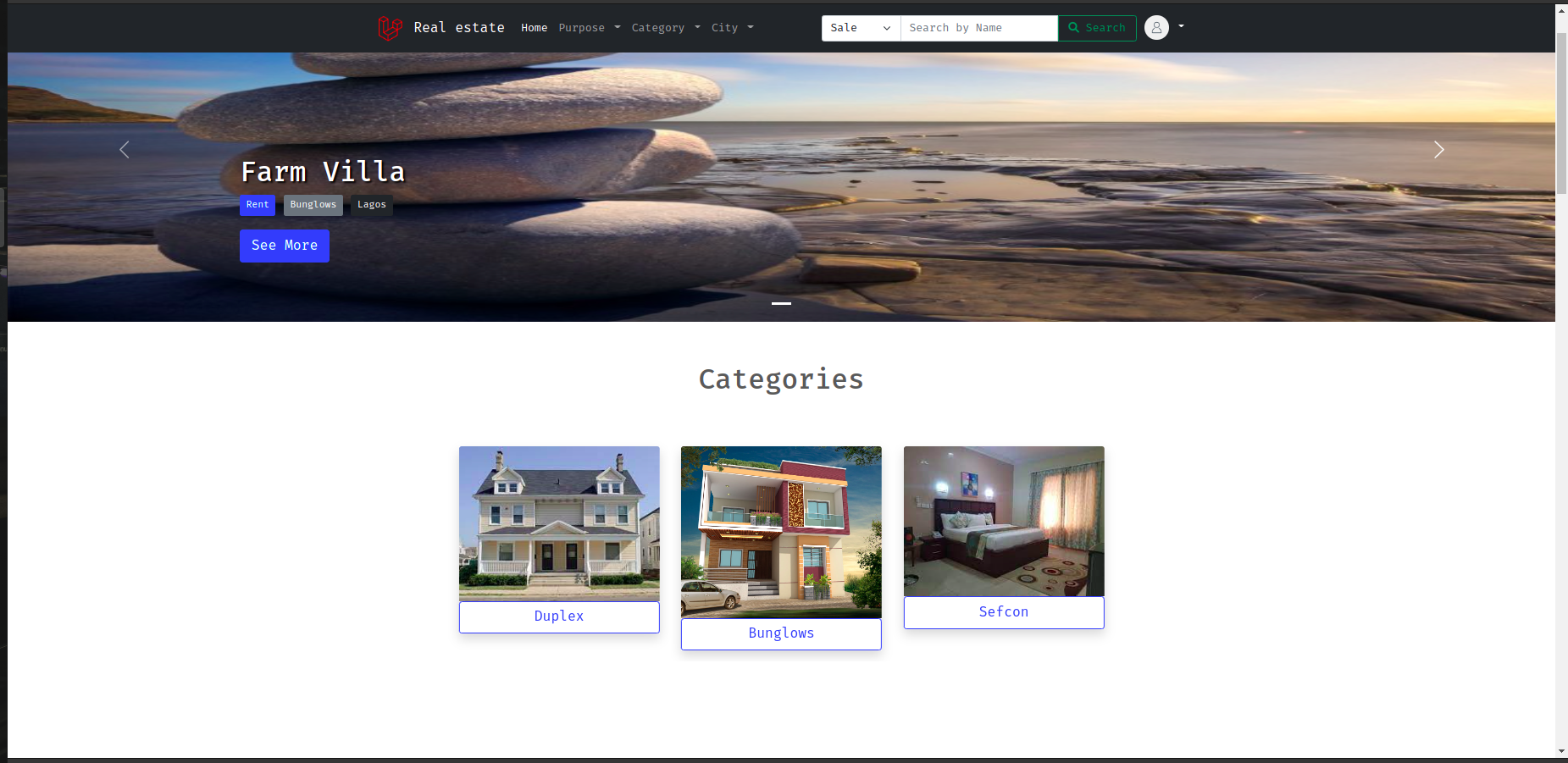 GitHub - OfficialOzioma/real-estate: This is a Real E-state Site ...
