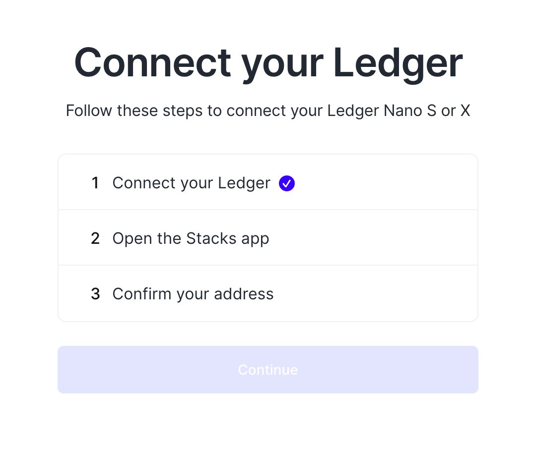 Add "Pending Ledger review" guidance to UI · Issue #539 · leather-io ...