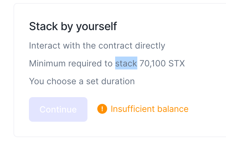 Improve various copy details for Stacking · Issue #651 · leather-io/desktop · GitHub
