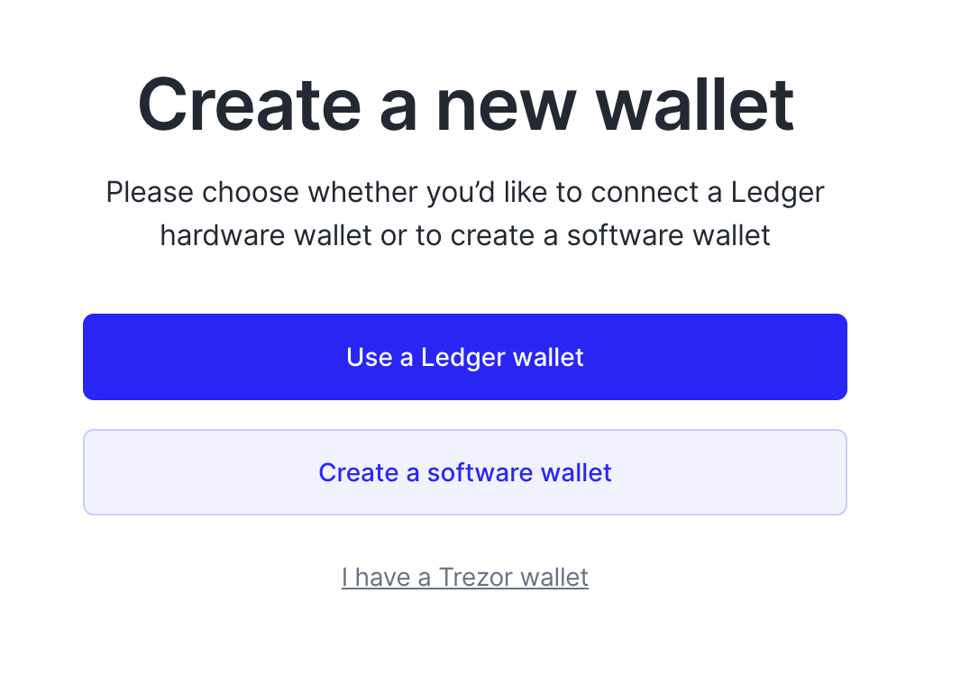 Move Trezor option to sign in screen · Issue #731 · leather-io/desktop · GitHub