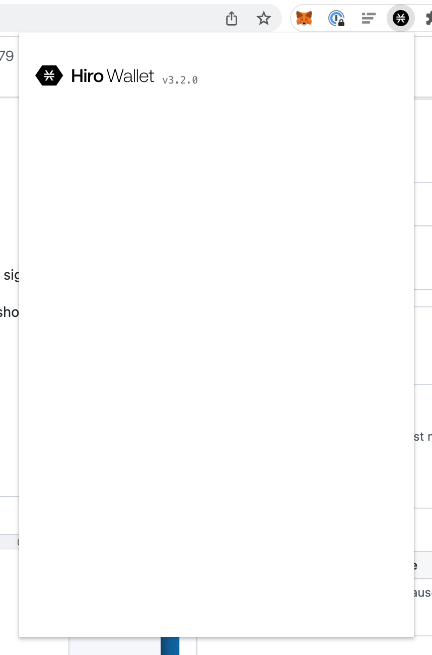 Selecting Hiro wallet header on main page redirects to Backup your secret key page · Issue #2279 ...