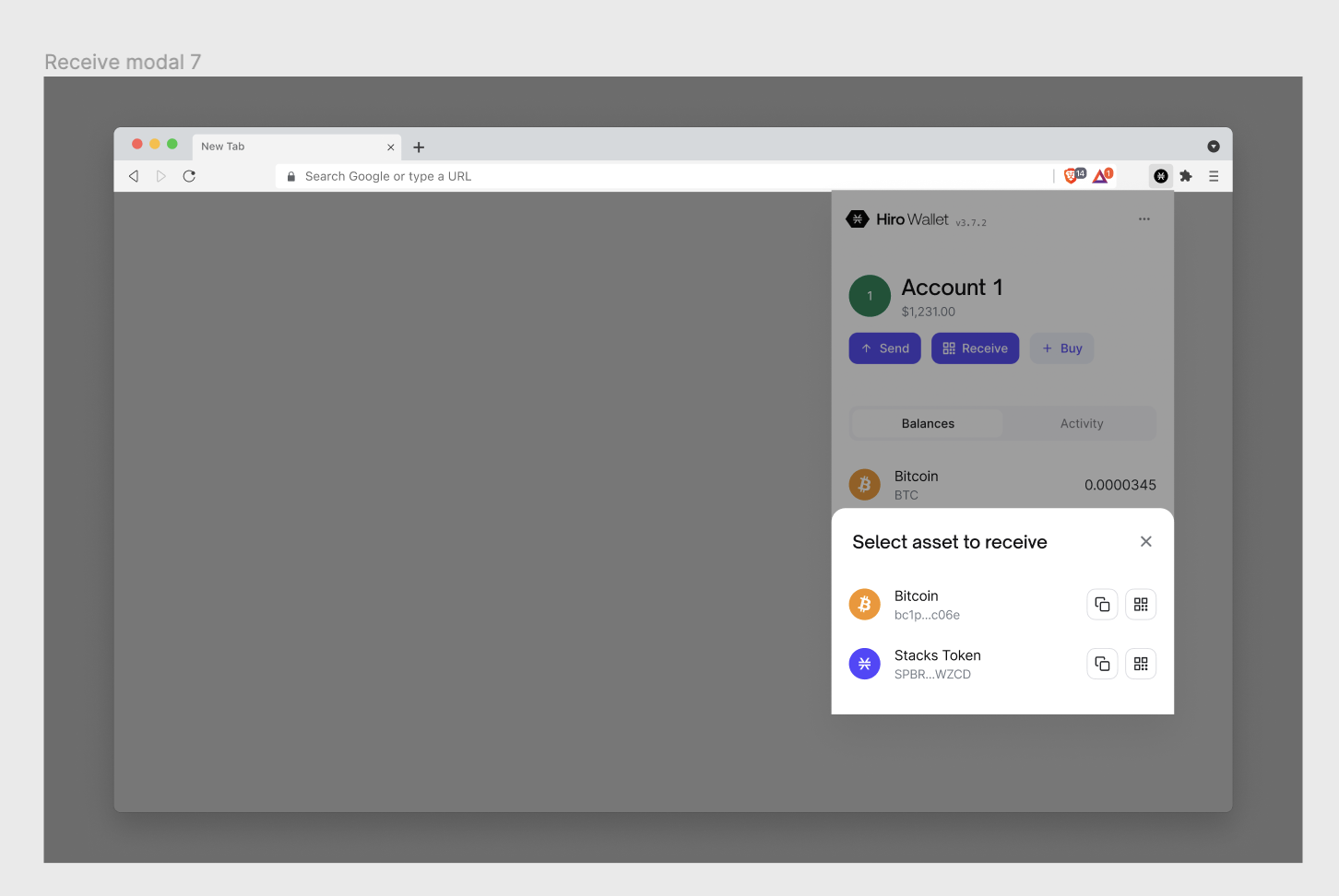 [Bitcoin] Multi-currency receive picker · Issue #2688 · leather-io/extension · GitHub
