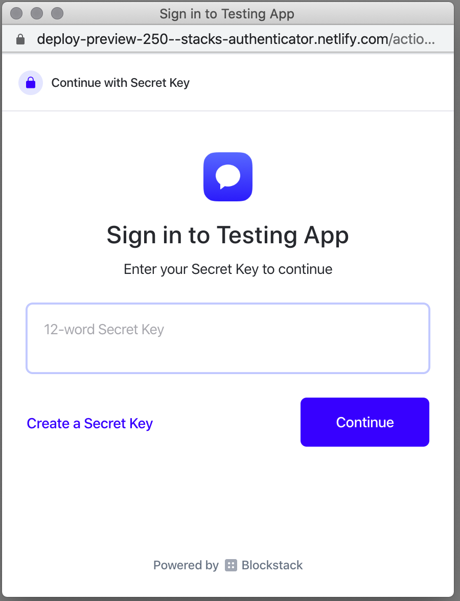 Add autofill for Secret Key entry using password manager · Issue #278 ...