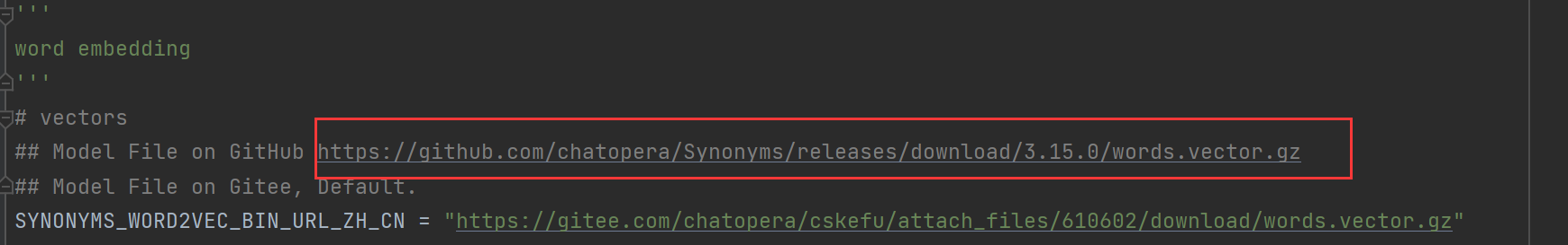 词向量文件下载链接已过期 · Issue #140 · chatopera/Synonyms · GitHub