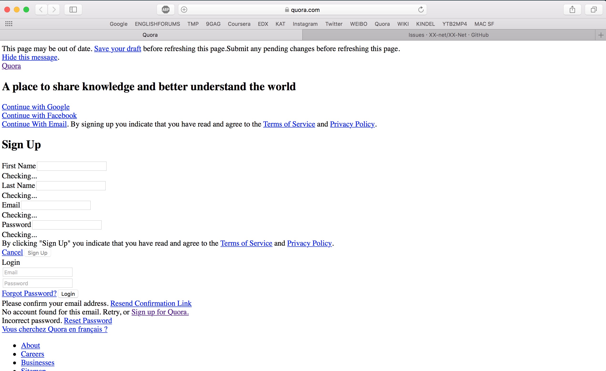 使用GLOBAL GAEPROXY 访问QUORA全屏乱码 · Issue #5598 · XX-net/XX-Net · GitHub