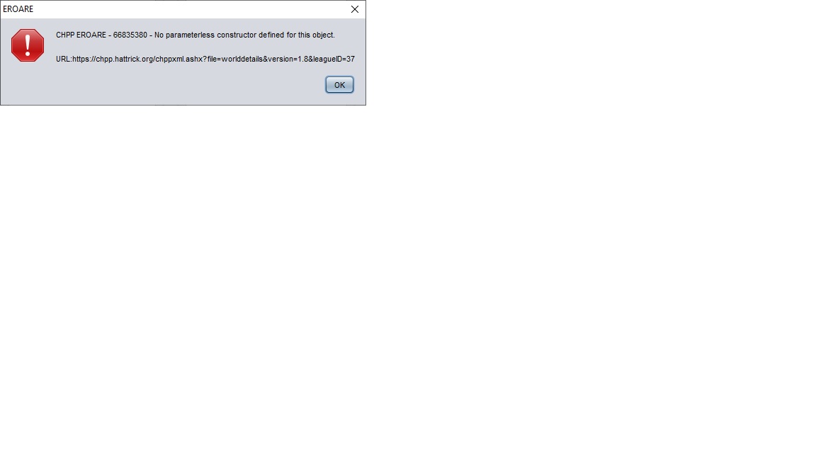 [BUG] · Issue #1746 · ho-dev/HattrickOrganizer · GitHub