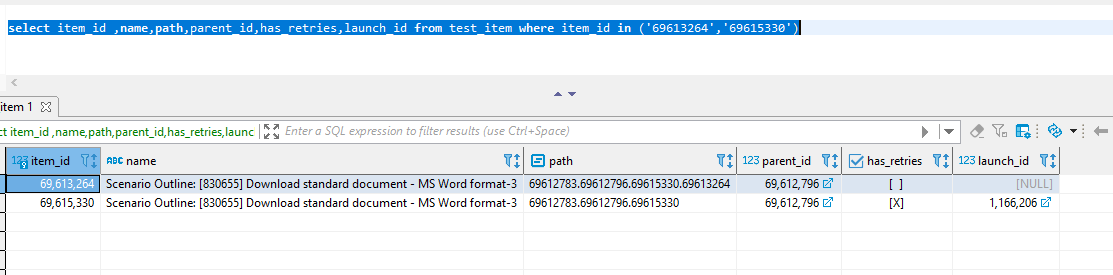 [v5][Adhoc]Rerun results are not getting updated for few test's for ...