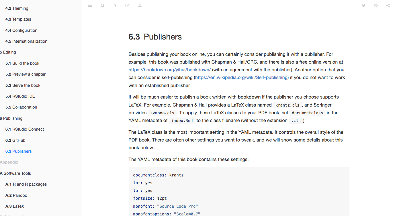 Navigation buttons missing on the page before appendix · Issue #407 · rstudio/bookdown · GitHub