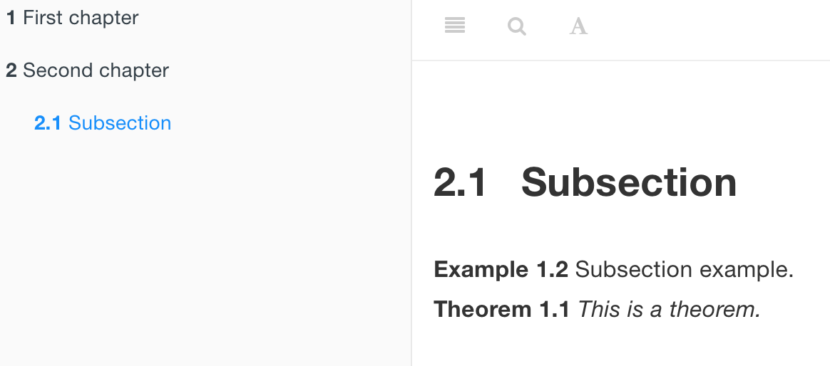 Incorrect Labelling Of Example Theorem Etc When Split By Section For Gitbook Output · Issue
