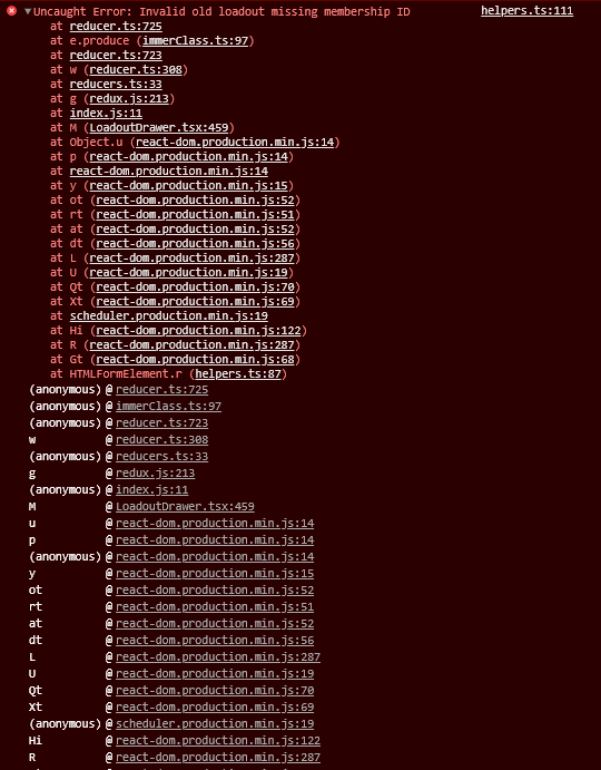 Beta Loadout Option Errors · Issue 5916 · Destinyitemmanagerdim · Github