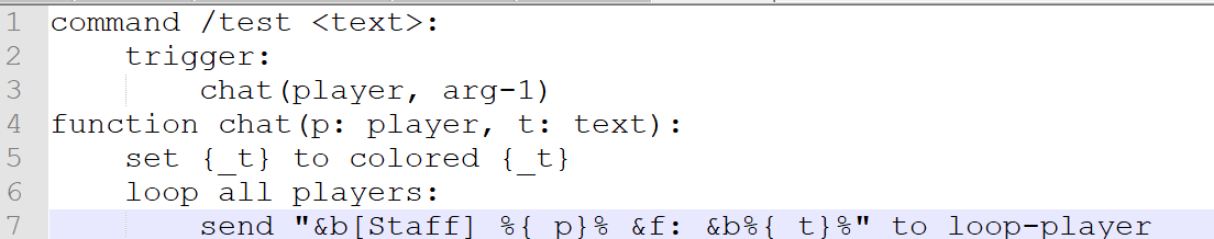 Uncolored text if there's a color code before · Issue #2277 · SkriptLang/Skript · GitHub