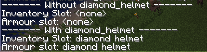 Bug: Inventory slot function returns for slots 36-39(armour slots) when they are empty · Issue ...