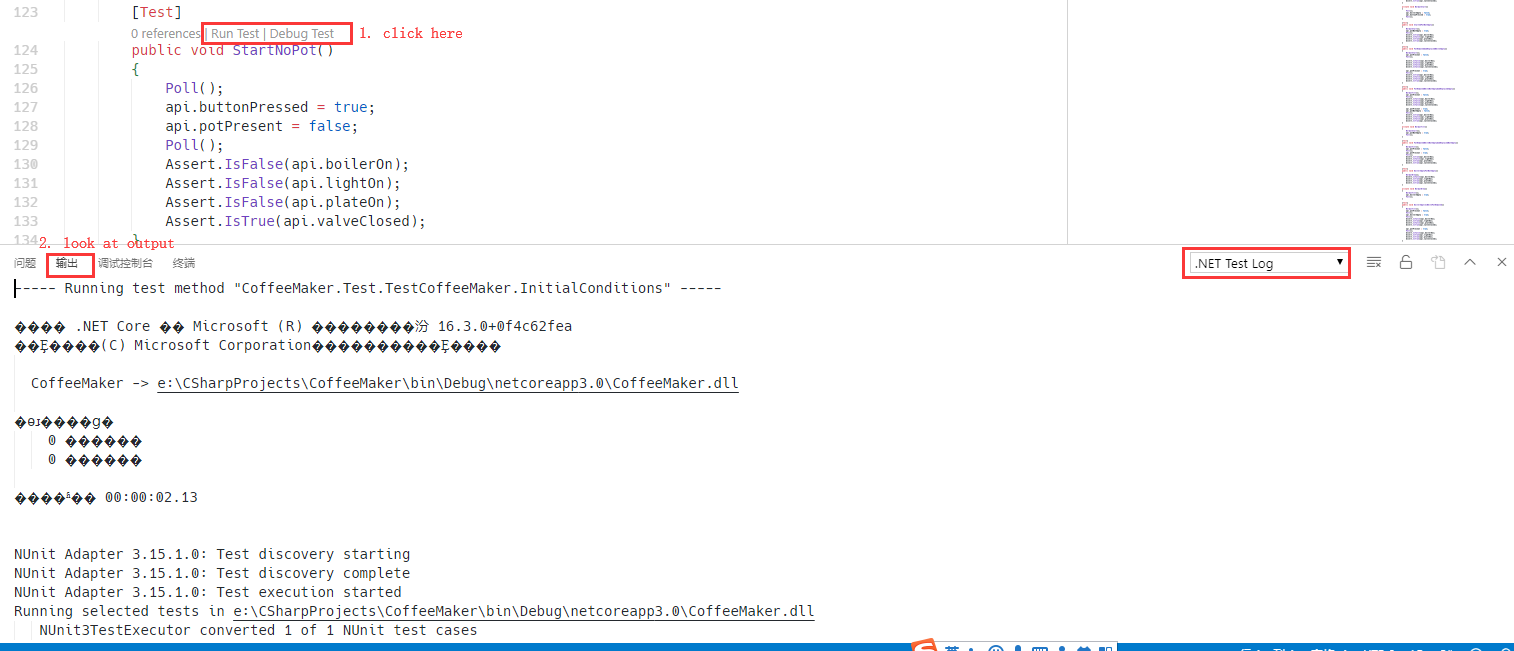 .Net Test Log output shows messy code for Chinese characters · Issue ...