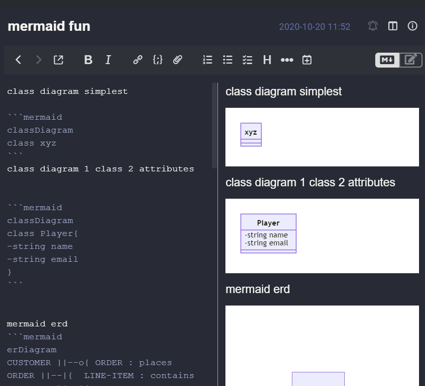Mermaid syntax error 8.8.1 for Class diagram in WYSIWYG editor · Issue ...