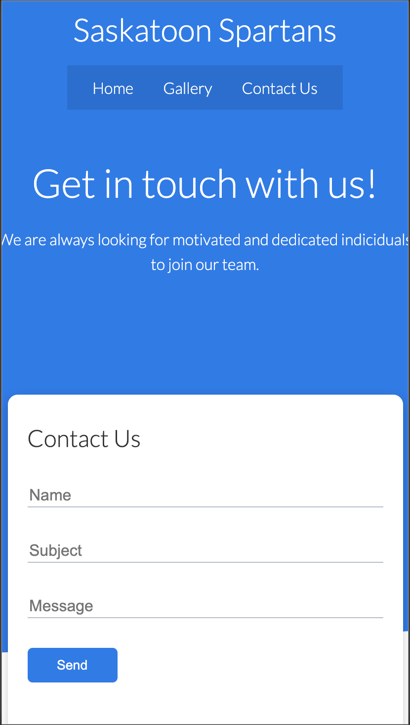GitHub - geeksnet22/spartans-website-vanilla