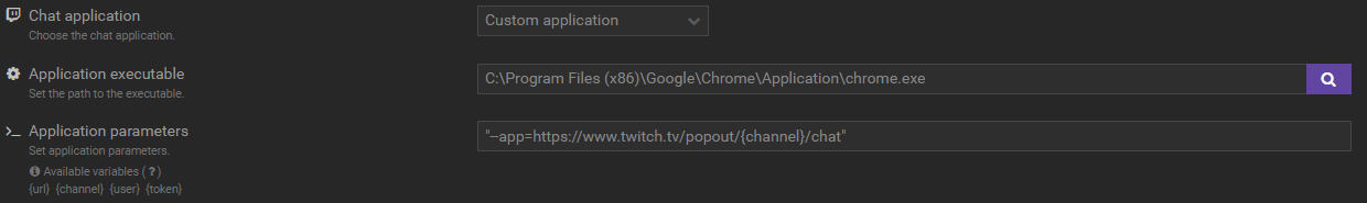 Suggestion: Add Chrome's "--app" mode as a default "Chat application" · Issue #631 · streamlink ...