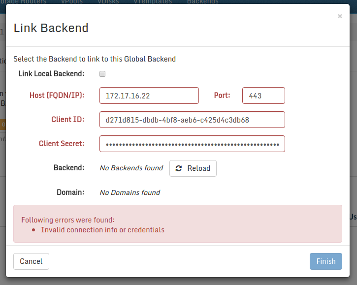 unable to link remote backends · Issue #1664 · openvstorage/framework · GitHub