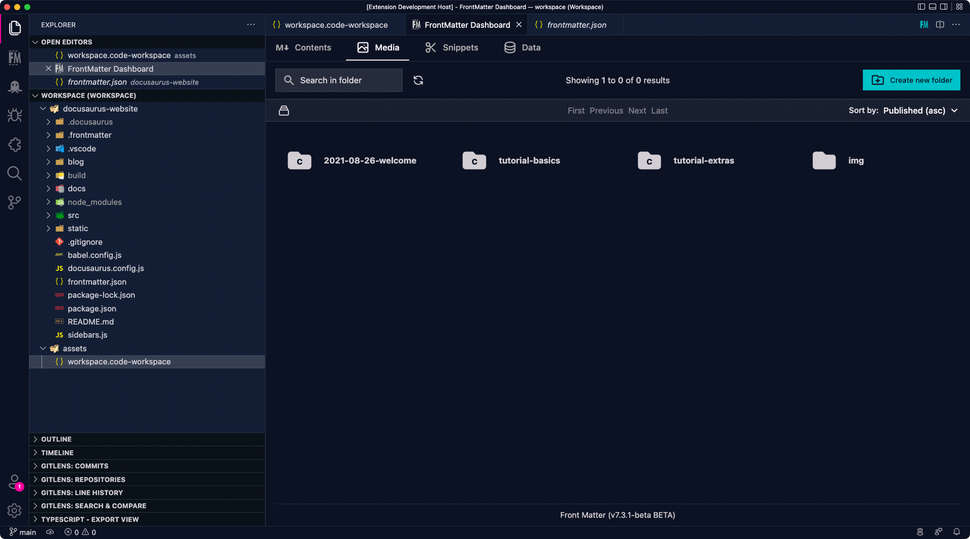 Enhancement: Improve the UI to show differences between content folders and public folder ...