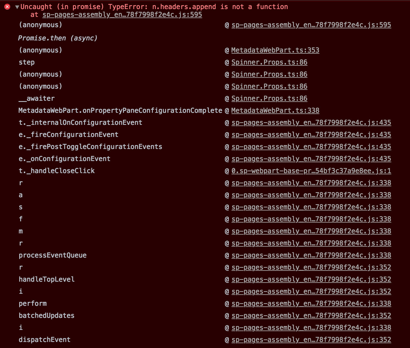 AadHttpClient: providing your own headers results in sp-pages-assembly error · Issue #1507 ...