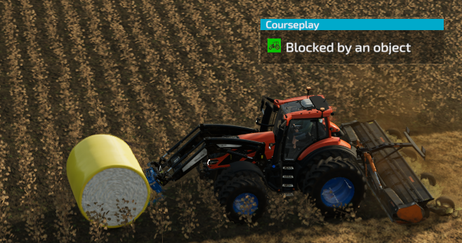 Manually disable the "Blocked by an object" sensors? (round bails) · Courseplay Courseplay_FS22 ...