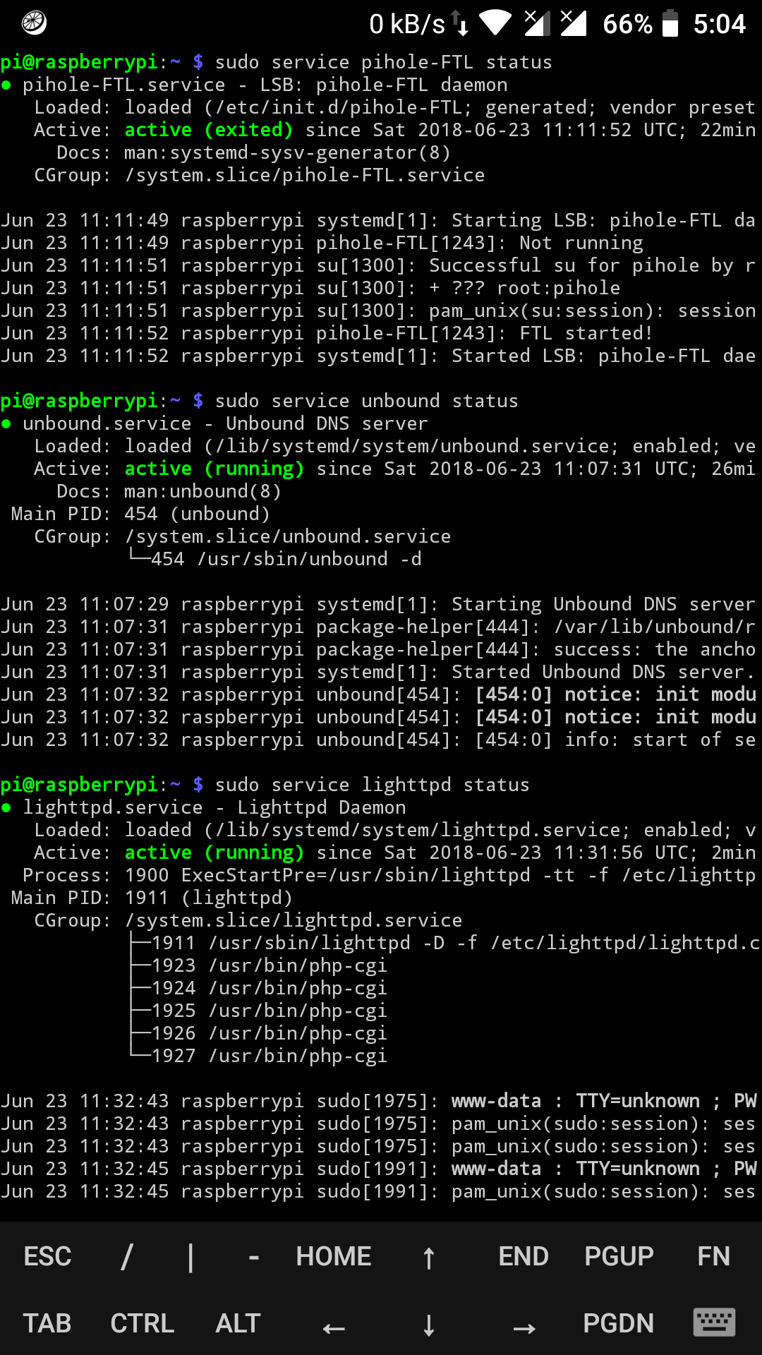 Dns Resolution And Webserver Stops After Clicking Query Log Show All 9415
