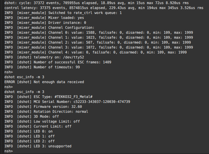 DShot module motor count gives 0 · Issue #15564 · PX4/PX4-Autopilot · GitHub