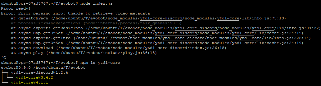 Unable to retrieve video metadata · Issue #799 · fent/node-ytdl-core · GitHub