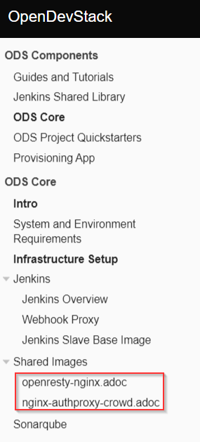 documentation links to shared images are broken · Issue #271 · opendevstack/ods-core · GitHub