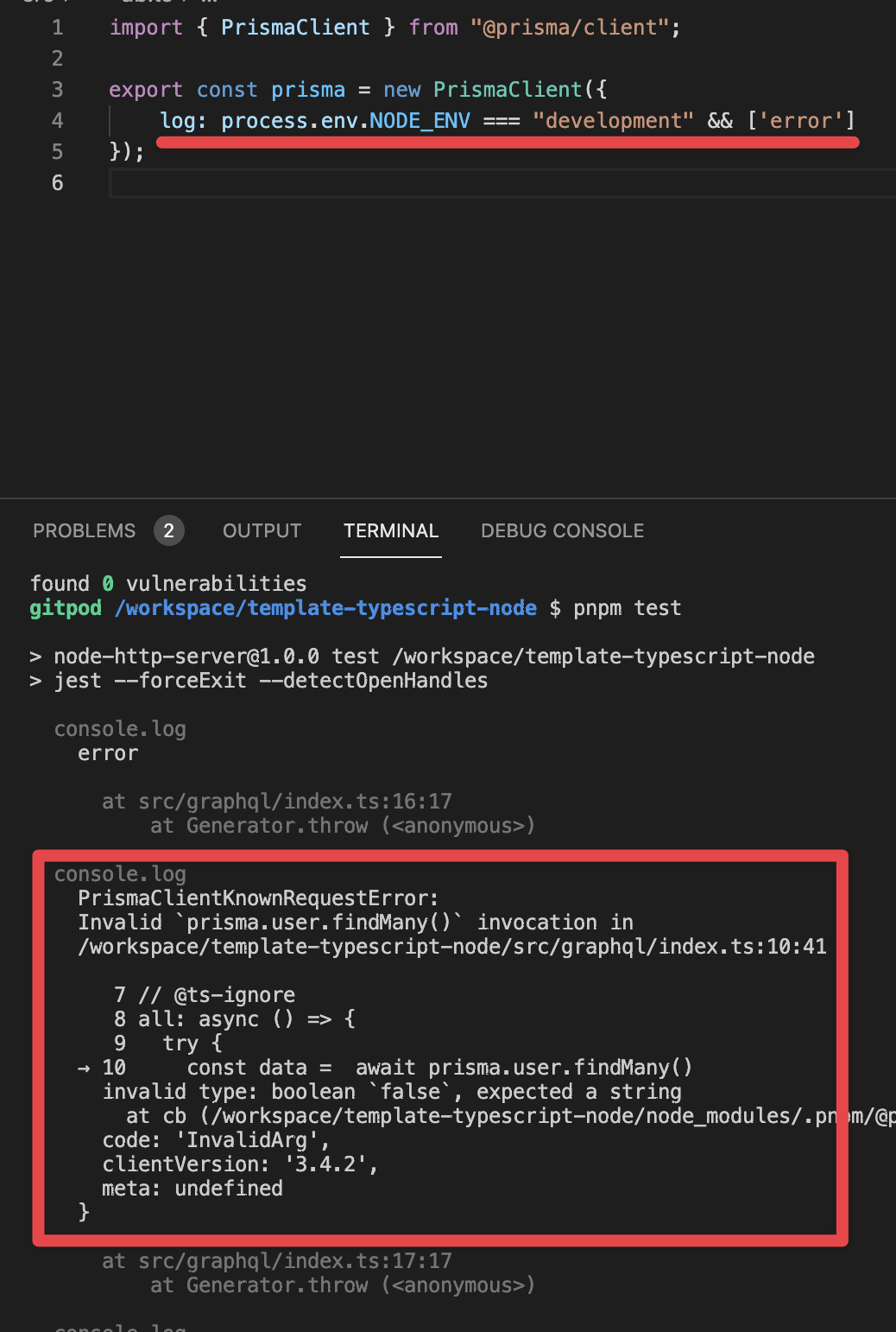 better error handling for InvalidArgs while initialising new ...