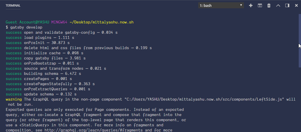 Cannot Read Property Site Of Undefined · Issue 7715 · Gatsbyjsgatsby · Github