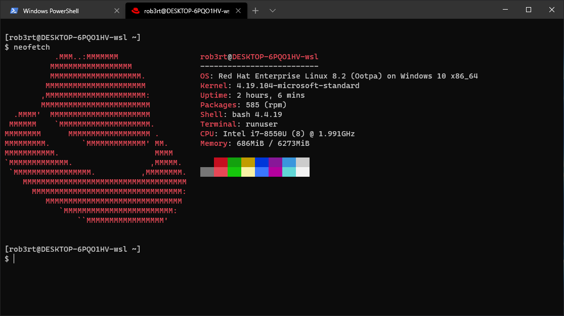 GitHub - mark-mngoma/RHWSL8: An RHEL 8 based WSL 2 distro with full ...