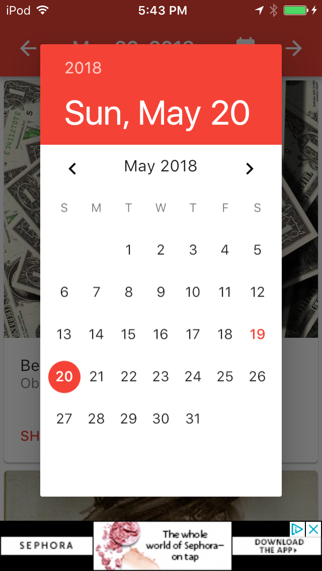 Date Picker Ios Is Missing Buttons On Smaller Screens · Issue 17745 · Flutterflutter · Github