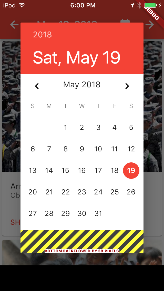 Date Picker Ios Is Missing Buttons On Smaller Screens · Issue 17745 · Flutterflutter · Github