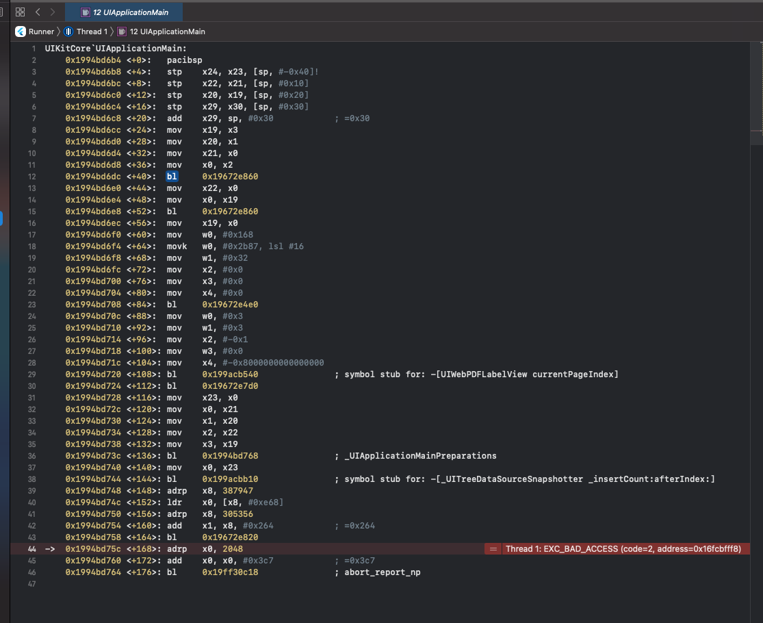 [google_maps_flutter] Flutter app crash on iPadOS EXC_BAD_ACCESS (code ...