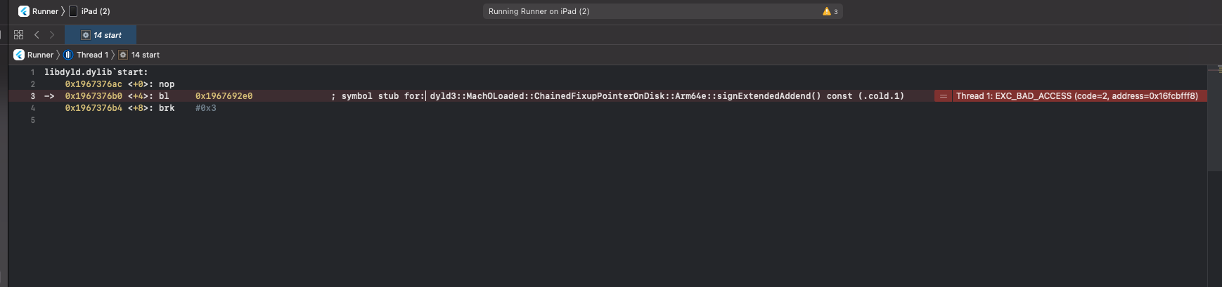 [google_maps_flutter] Flutter app crash on iPadOS EXC_BAD_ACCESS (code ...